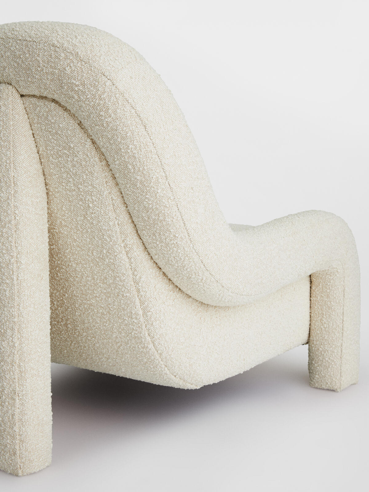 Ellis Chair, Boucle Natural - Soho Home