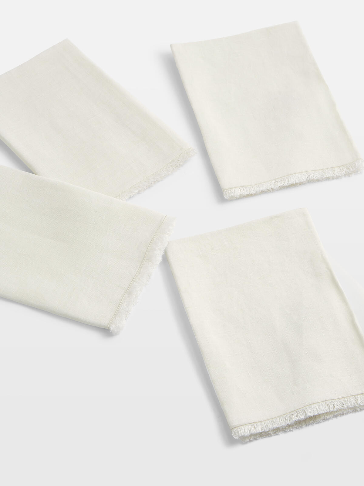 Whitney Linen Napkins Cream, set of four - Soho Home