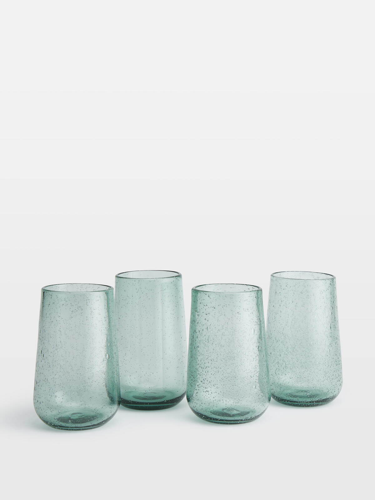 Recycled Coloured Glass Highball, Set of Four - Soho Home
