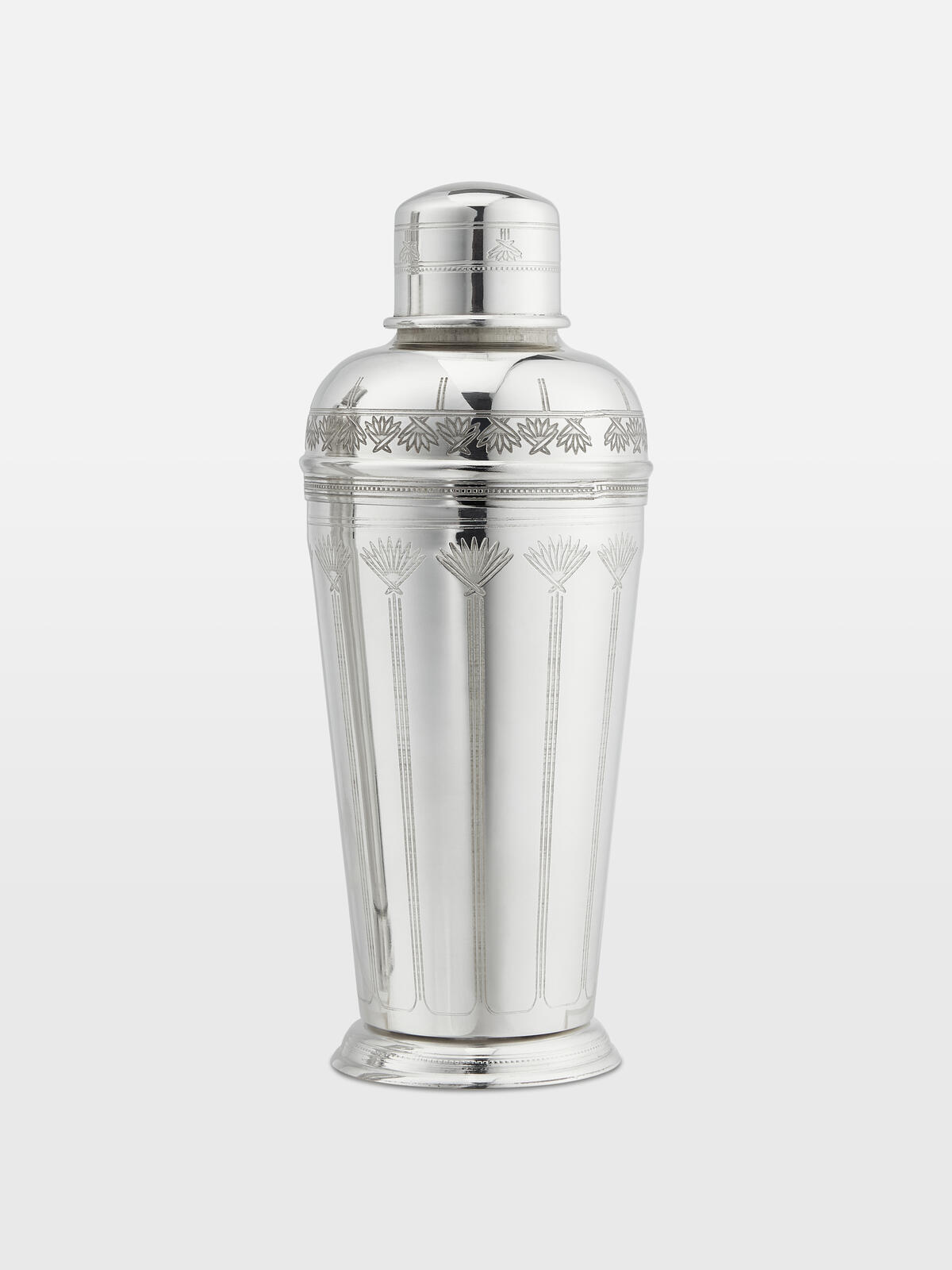 Rochester Engraved Silver Cocktail Shaker - Soho Home