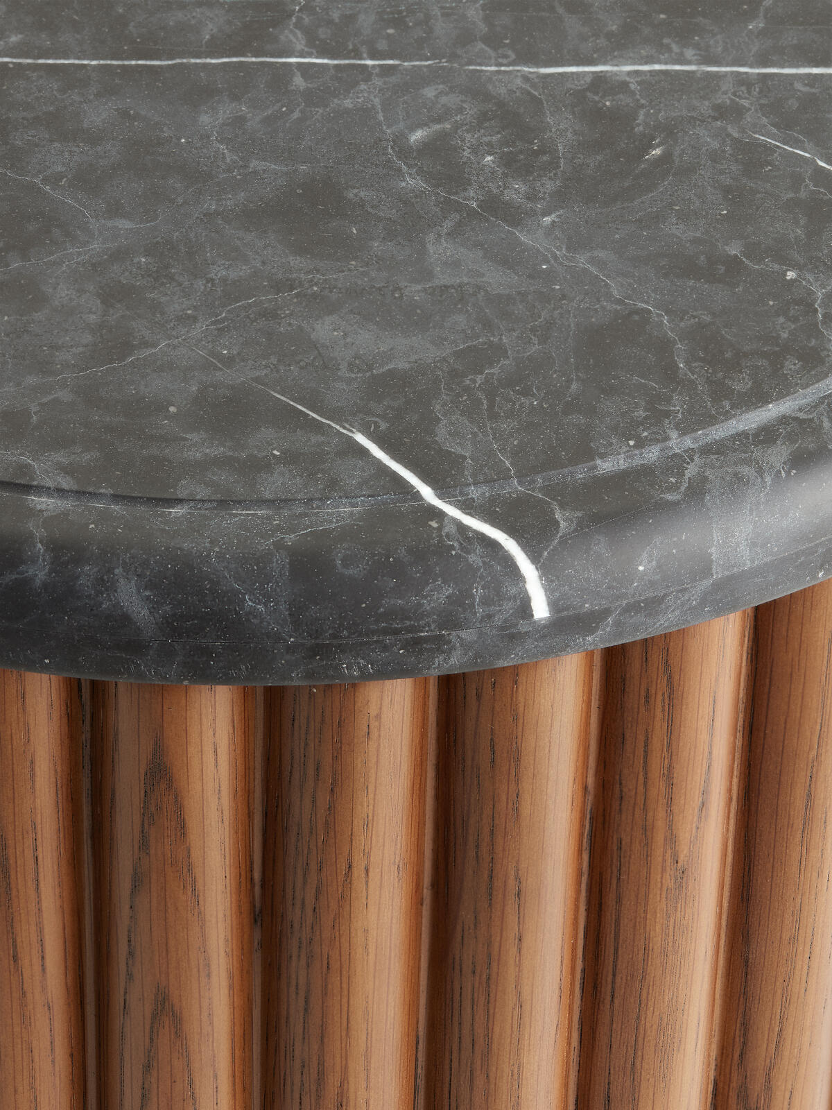 Carlisle Bedside Table, Black Marquina Marble - Soho Home