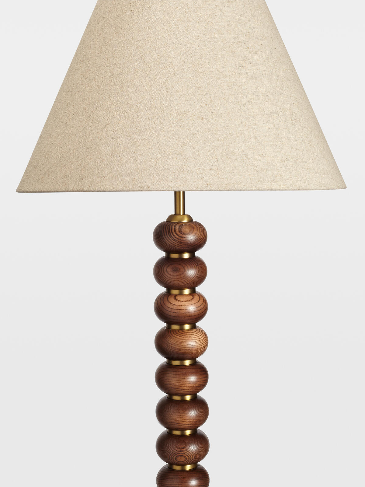 Greyson Floor Lamp, Oak, Tall - Soho Home