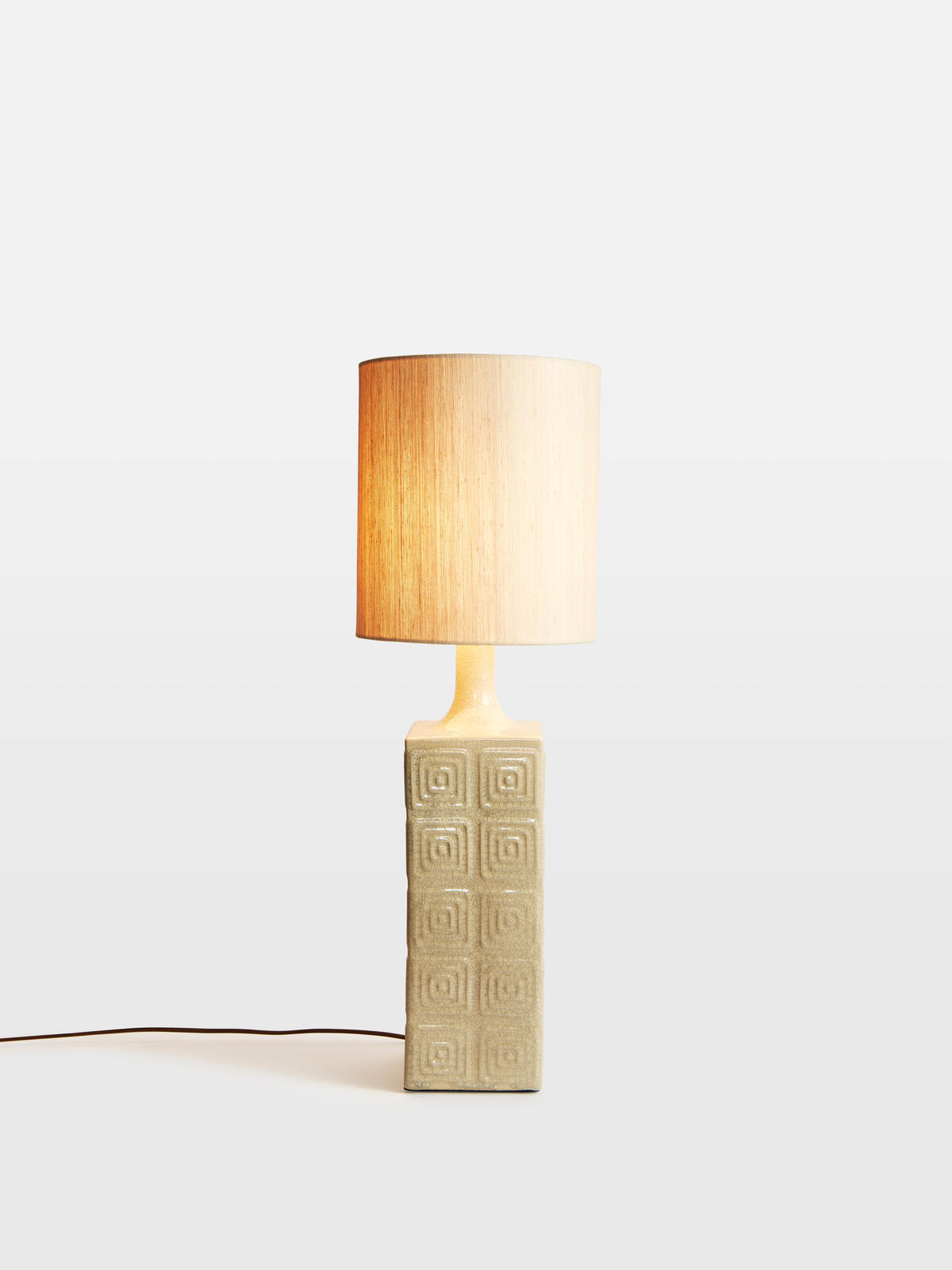 Dohara Table Lamp, Oatmeal - Soho Home