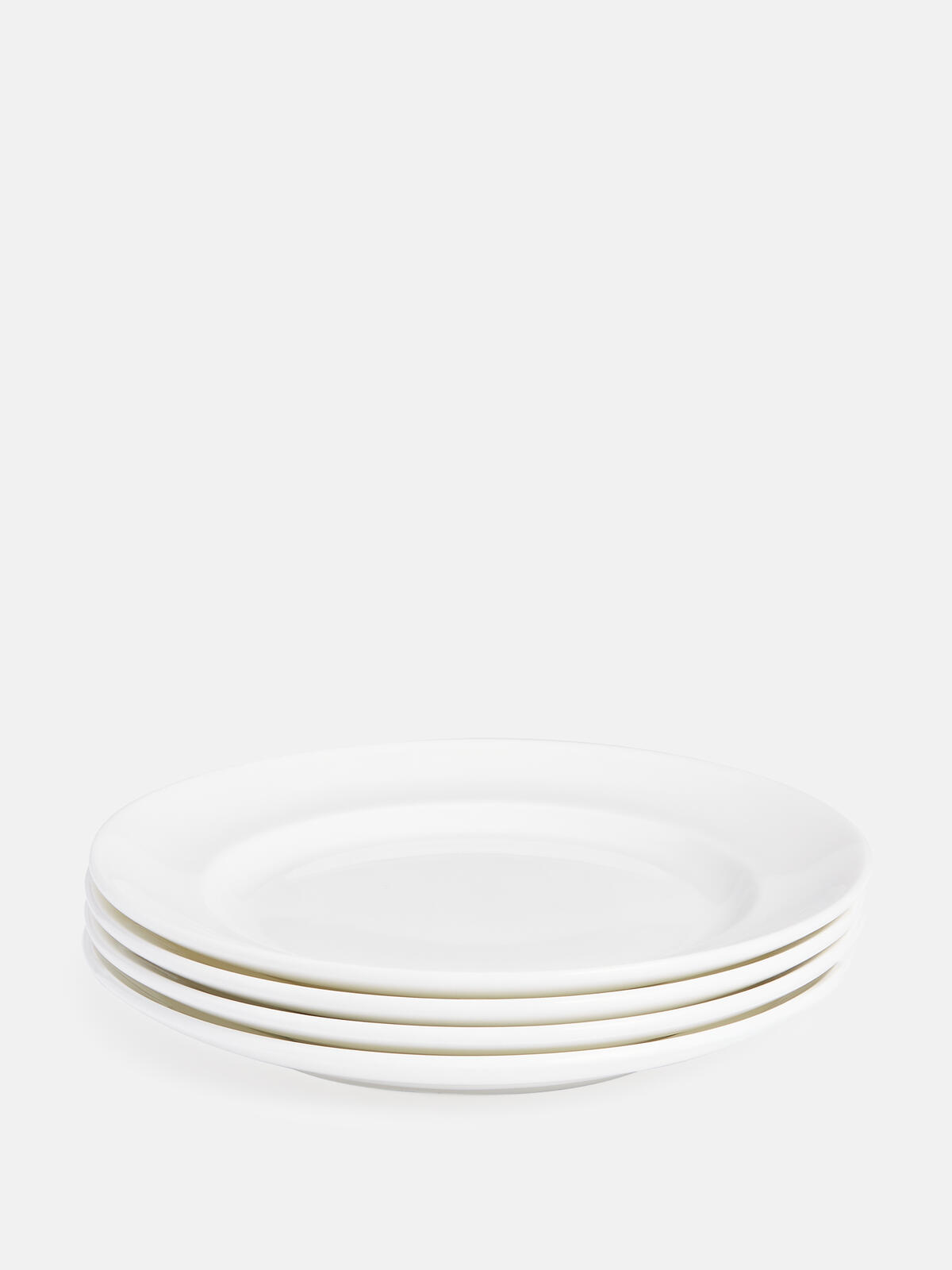 House Bread Plate, Bone China, White, Set of four - Soho Home