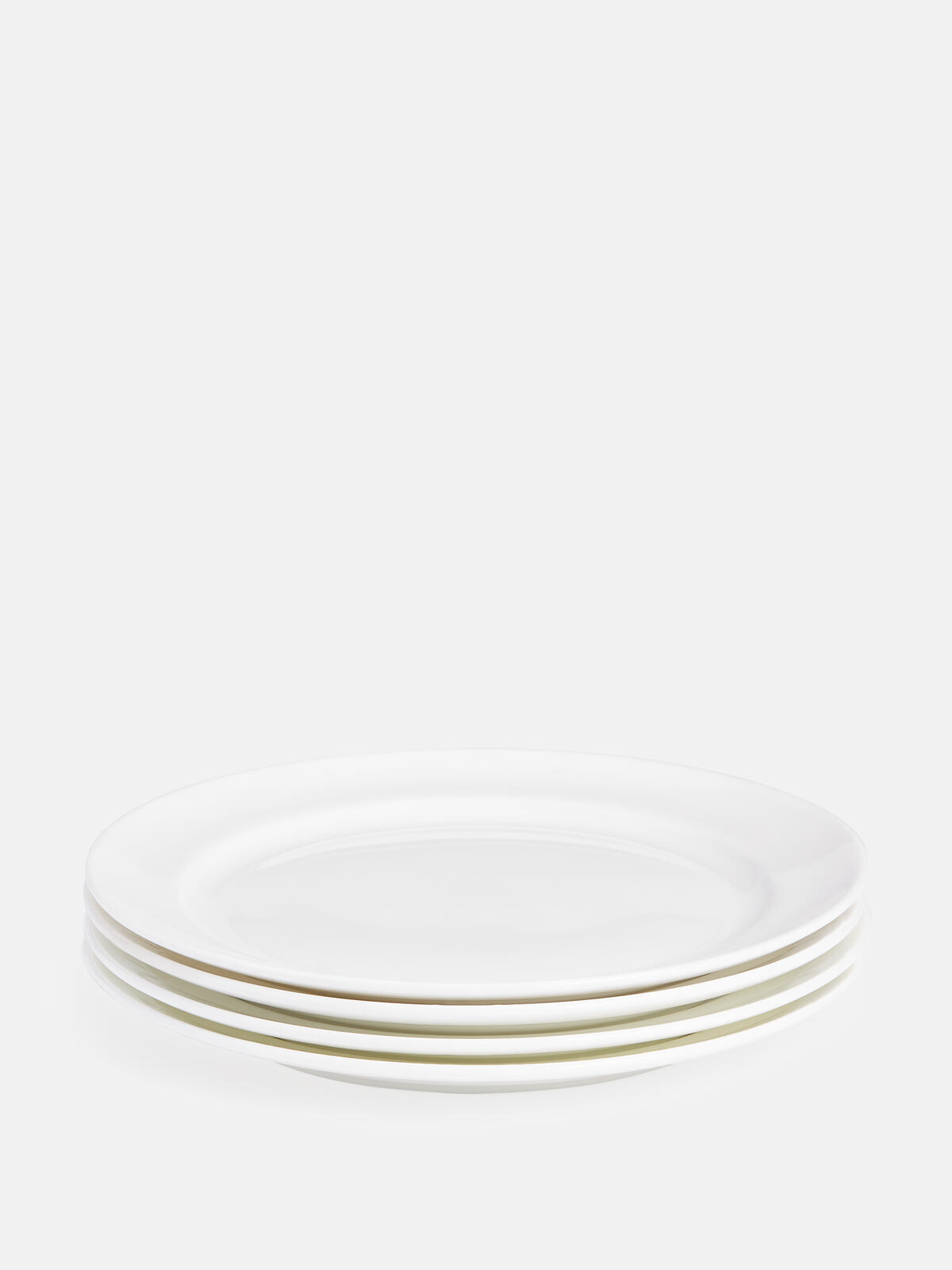 House Side Plate, Bone China, White, Set of Four - Soho Home