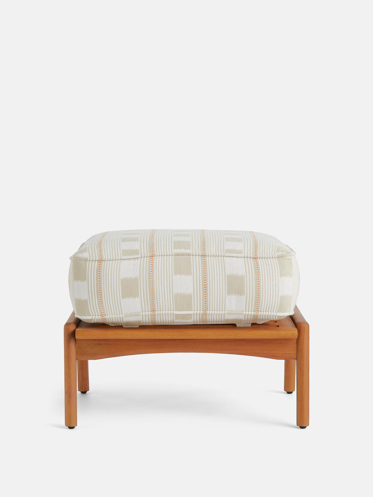 Eleonora Outdoor Footstool, Lost & Found, Latte - Soho Home
