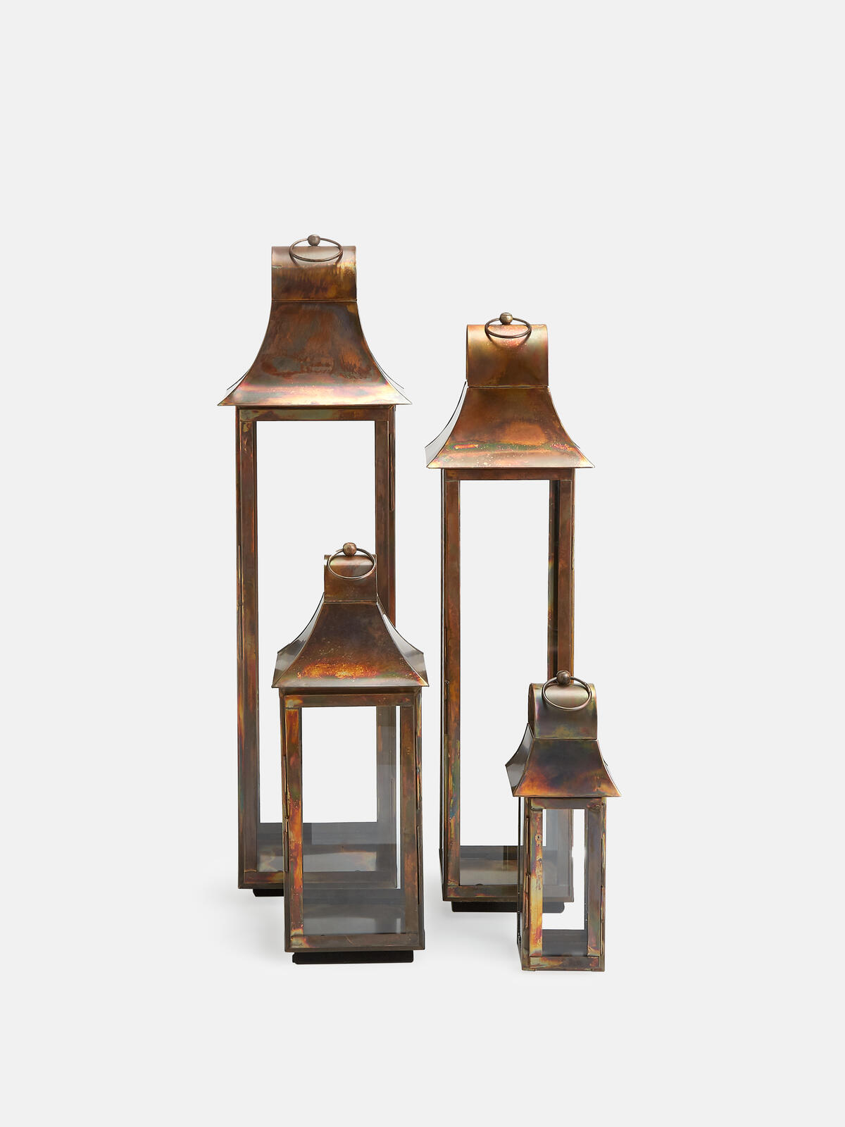 Burnished Copper Lantern, Extra Small - Soho Home