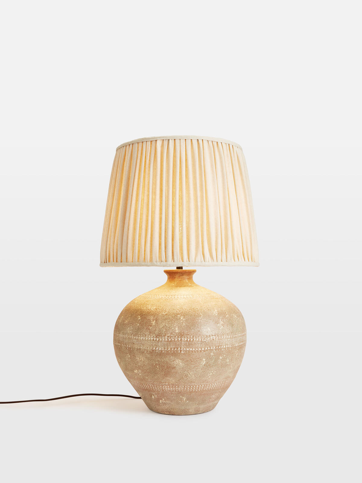 Rosa Ceramic Table Lamp, US - Soho Home