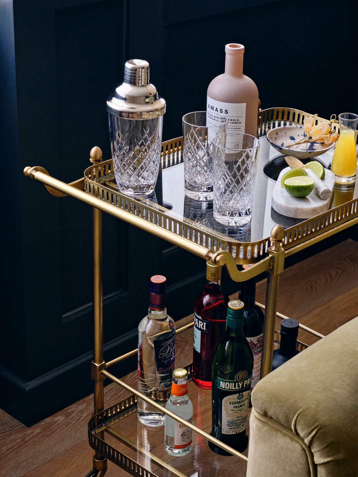 Barwell Cut Crystal Martini Shaker - Soho Home