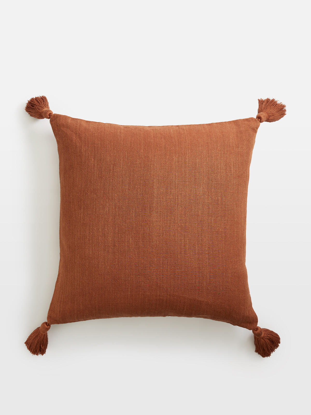 Roux Square Cushion, Rust - Soho Home