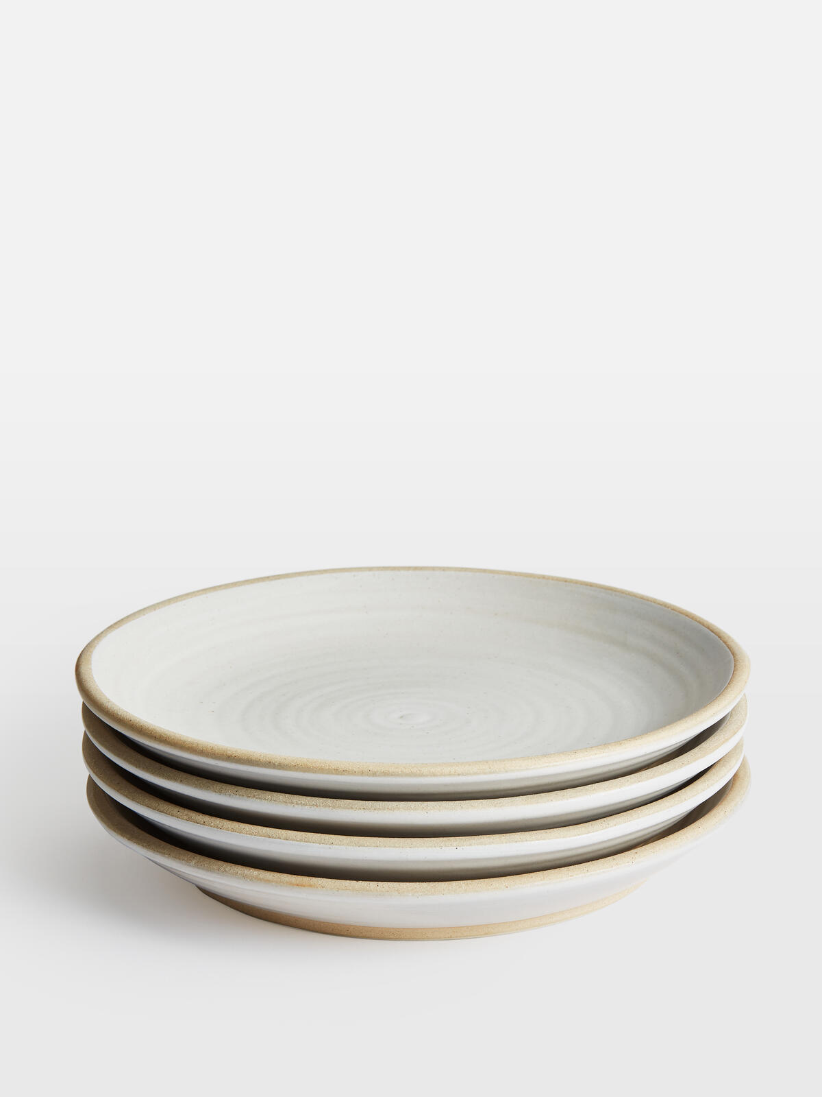 Morley Side Plate, White, Set of Four - Soho Home