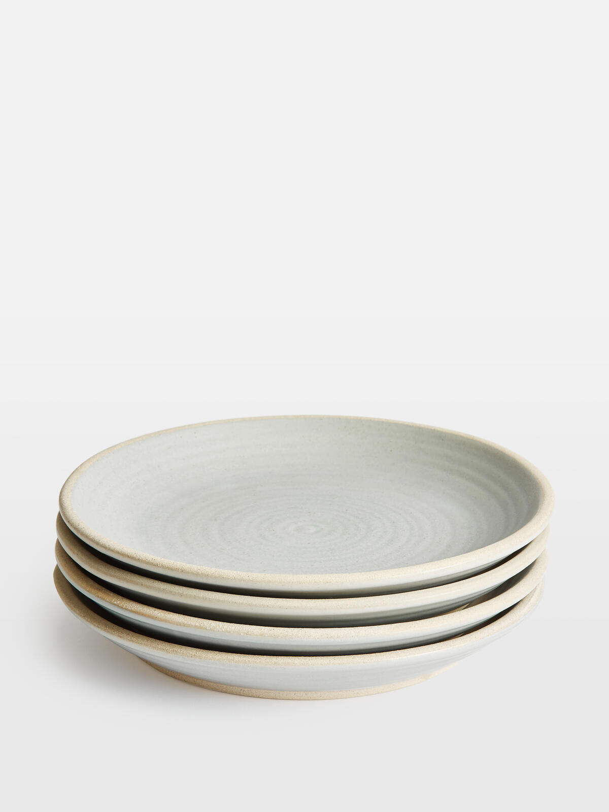 Morley Side Plate, Grey, Set of Four - Soho Home