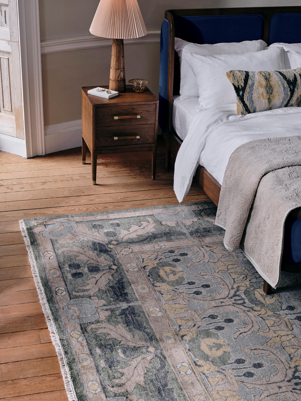 Catherine Rug Navy, 170 x 240cm - Soho Home