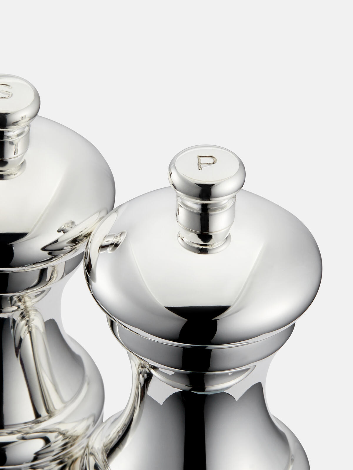 Audley Silver Salt & Pepper Grinders | Dining Silverware | Soho Home