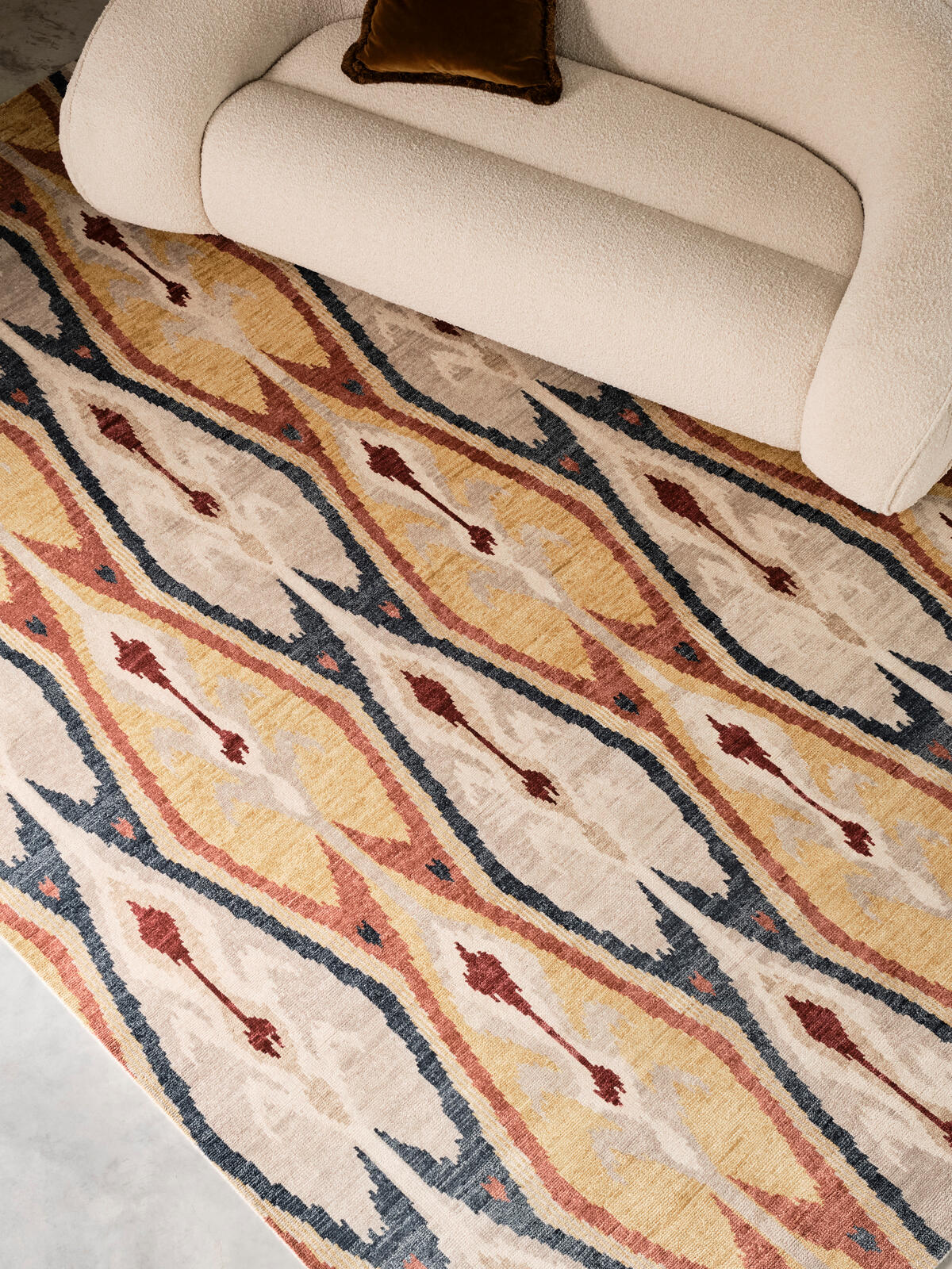 Alderton Rug, Rust, 170 x 240cm - Soho Home