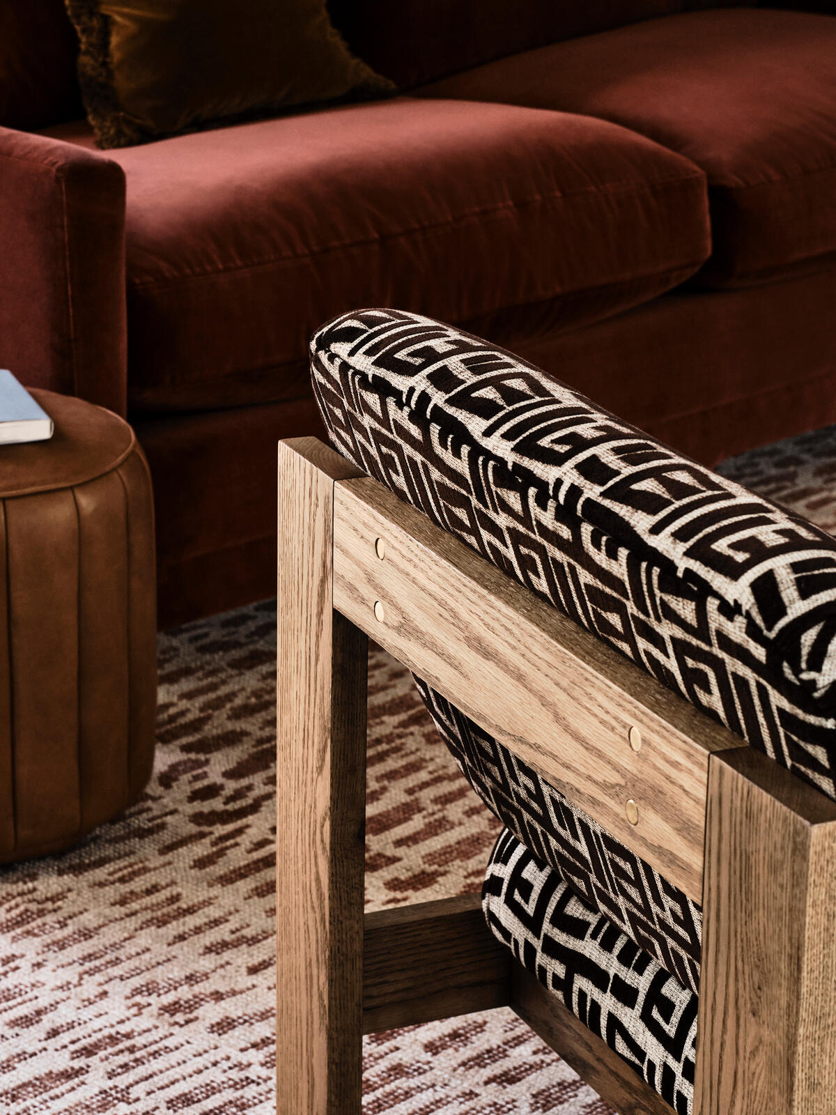 Horton Armchair, Pierre Frey Tsomba, Ecru - Soho Home