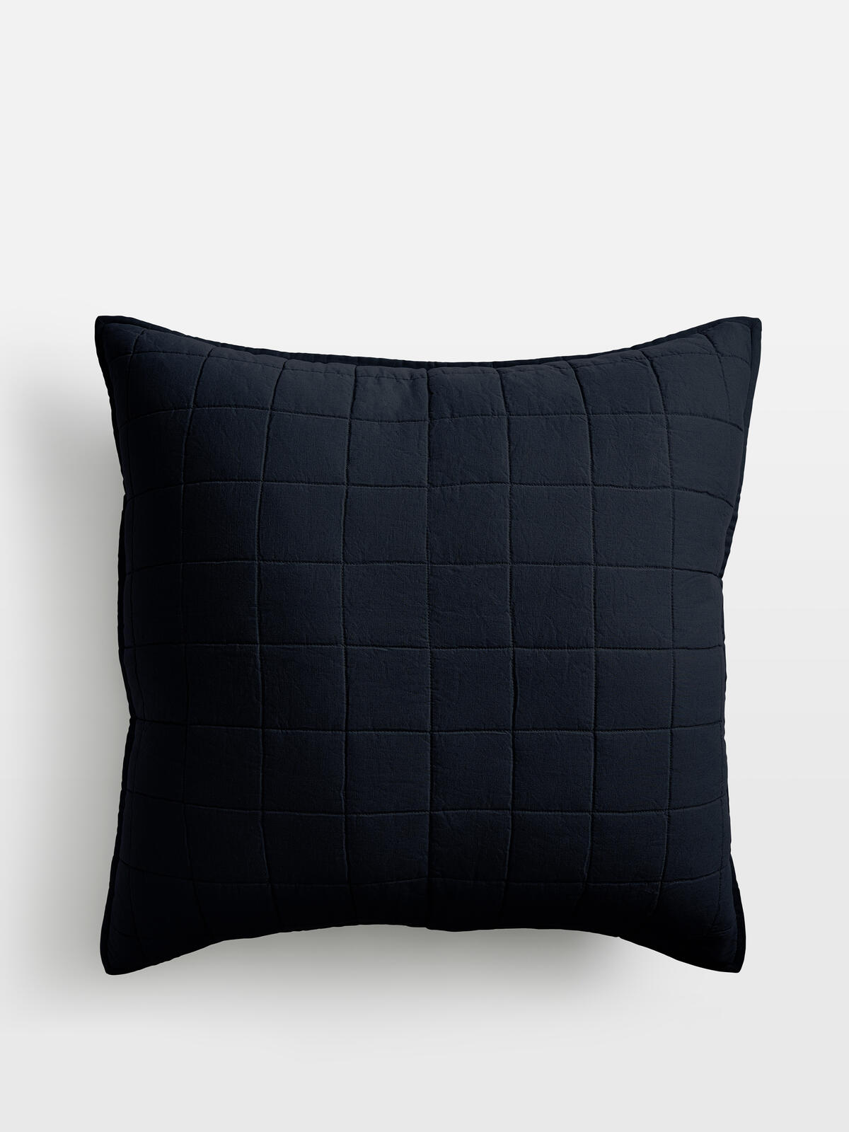 Lynsey Pillowcase, Navy, Square, Large - Soho Home