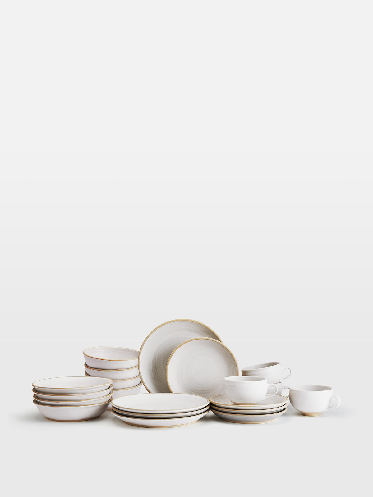 Morley 20 Piece Dinnerware Set, White - Soho Home