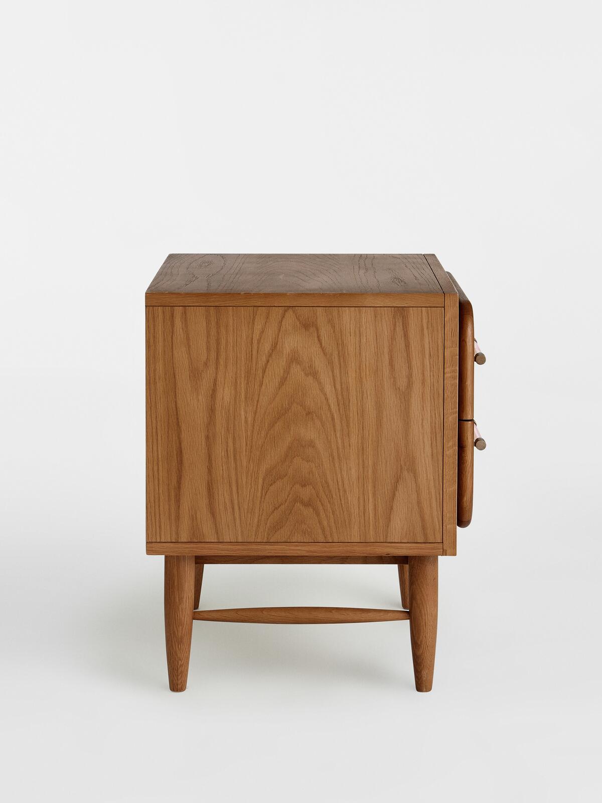 Oscar Cane & Oak Bedside Table - Soho Home