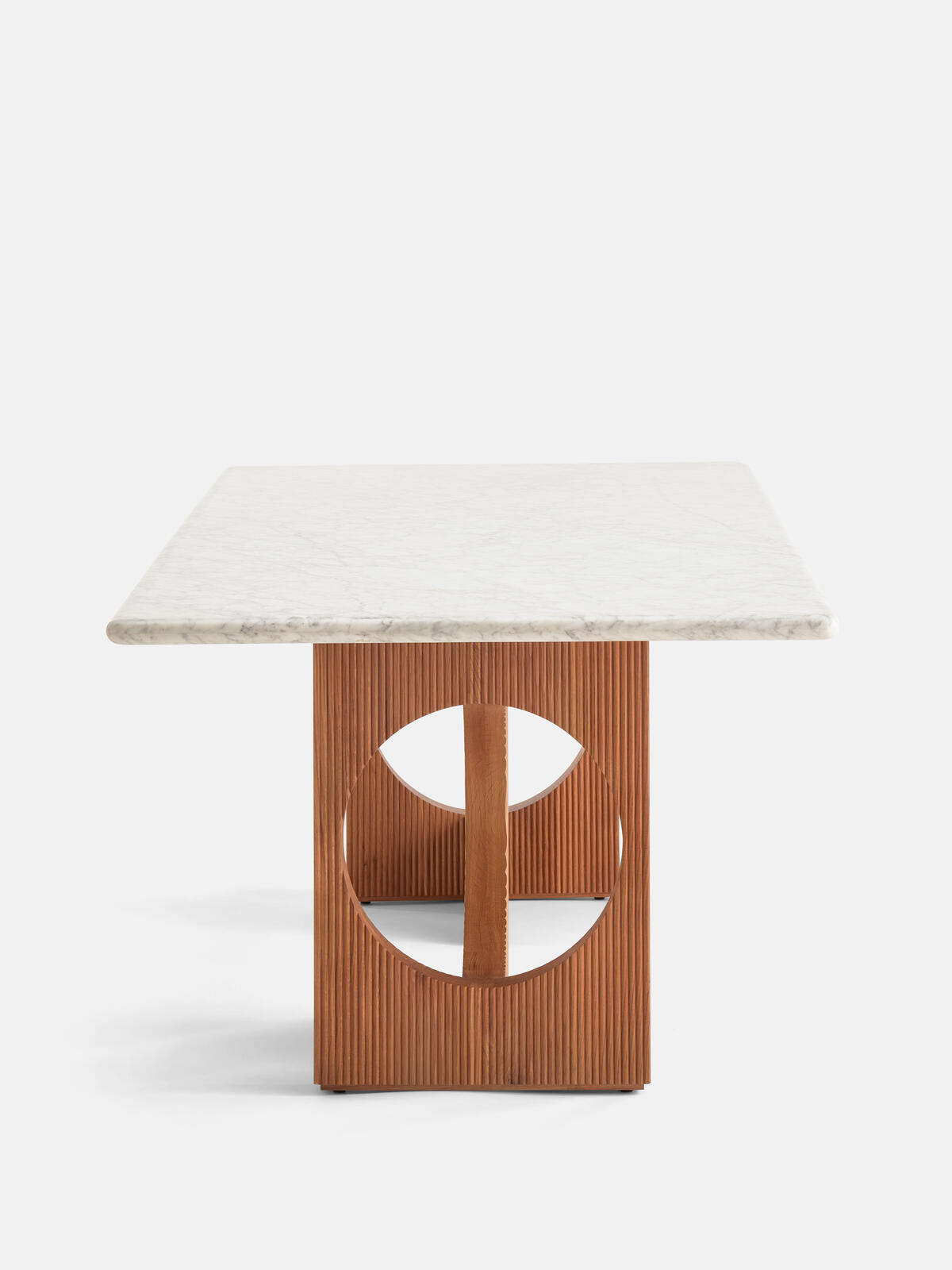 Elliot Dining Table, Carrara Marble - Soho Home