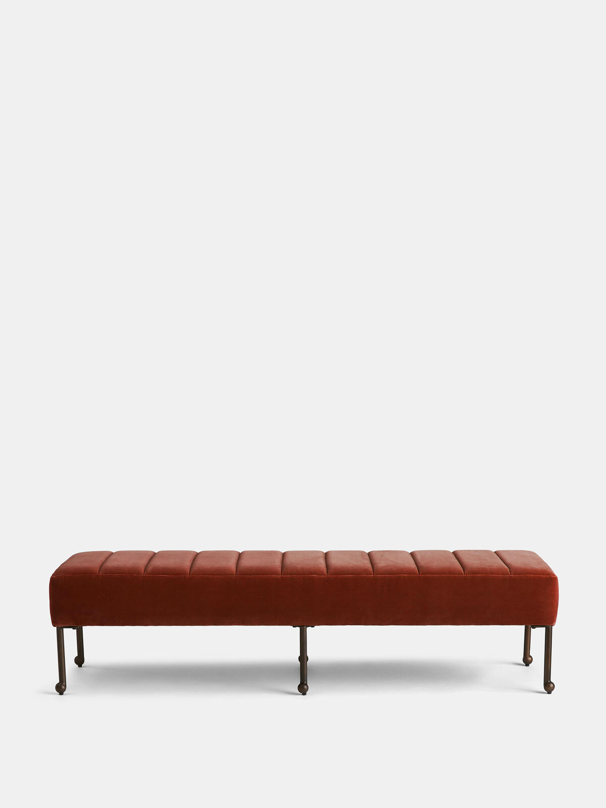 Poppy Bench, Velvet Rust - Soho Home