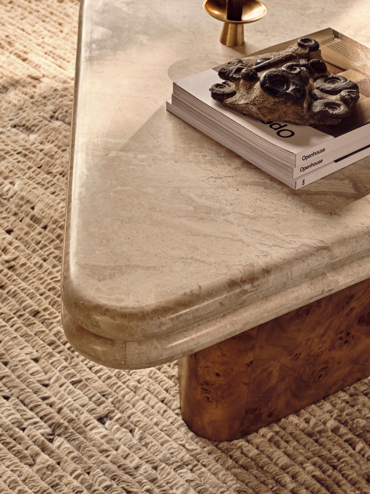 Gia Coffee Table Set, Royal Diana Marble - Soho Home