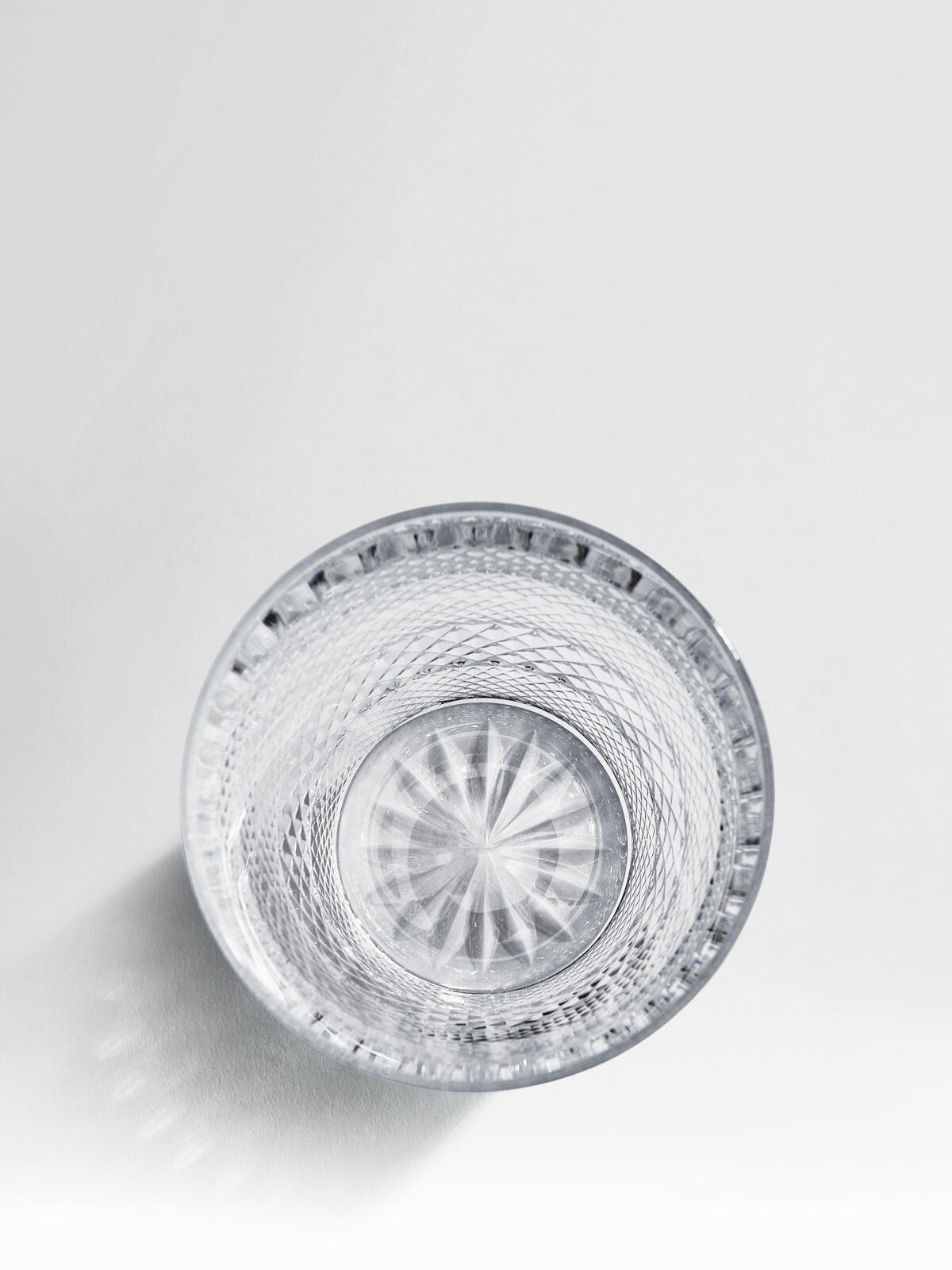 Huxley Cut Crystal Rocks Glass, Set of Four - Soho Home