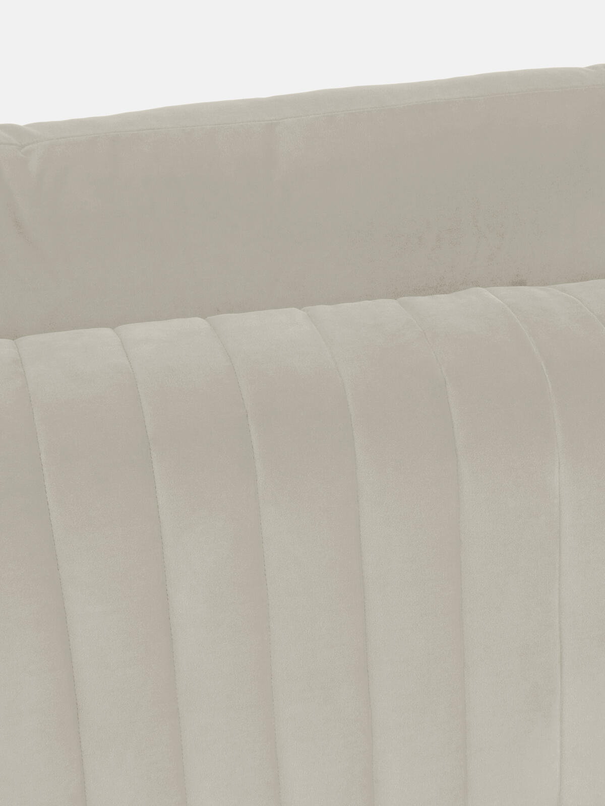 Vivienne Modular Sofa, Three Seater, Velvet Porcelain - Soho Home
