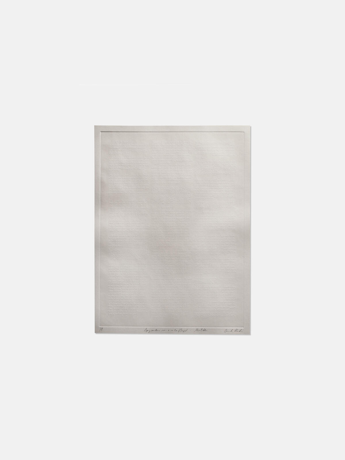 Spring sometime rises in me too (Script), Mist Edition by Sarah Hardie ...