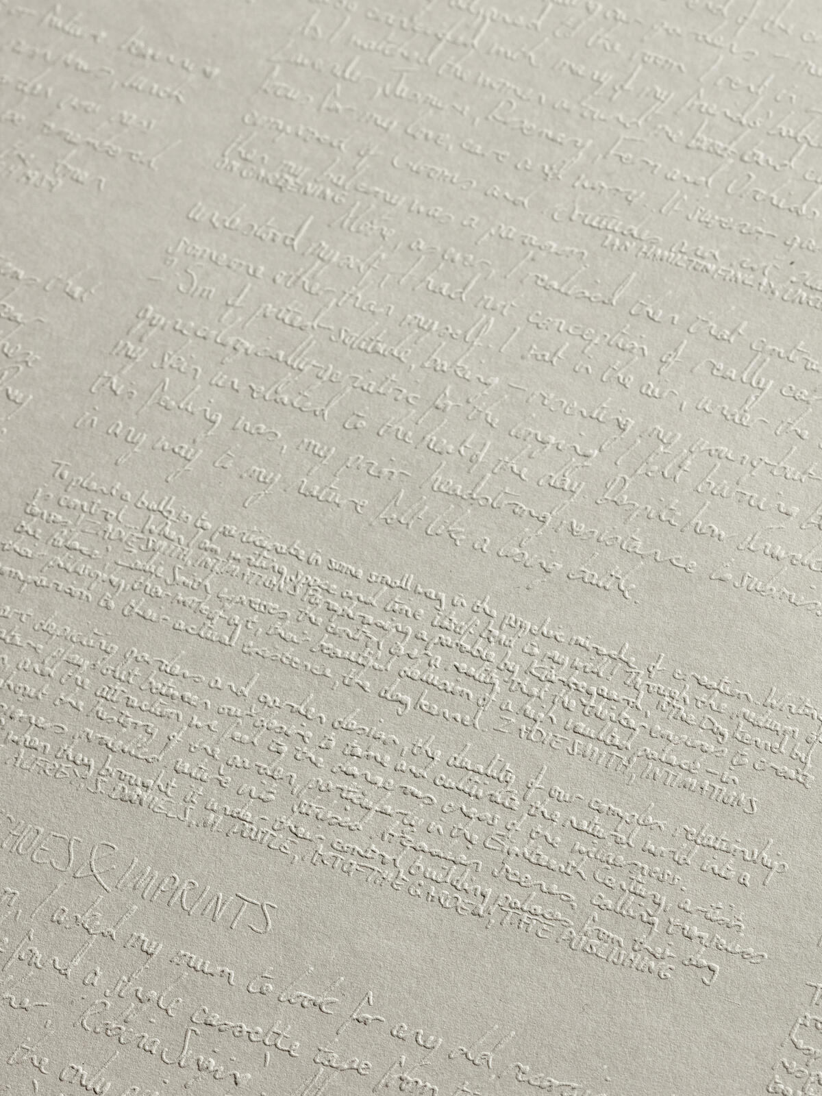 Spring sometime rises in me too (Script), Mist Edition by Sarah Hardie ...