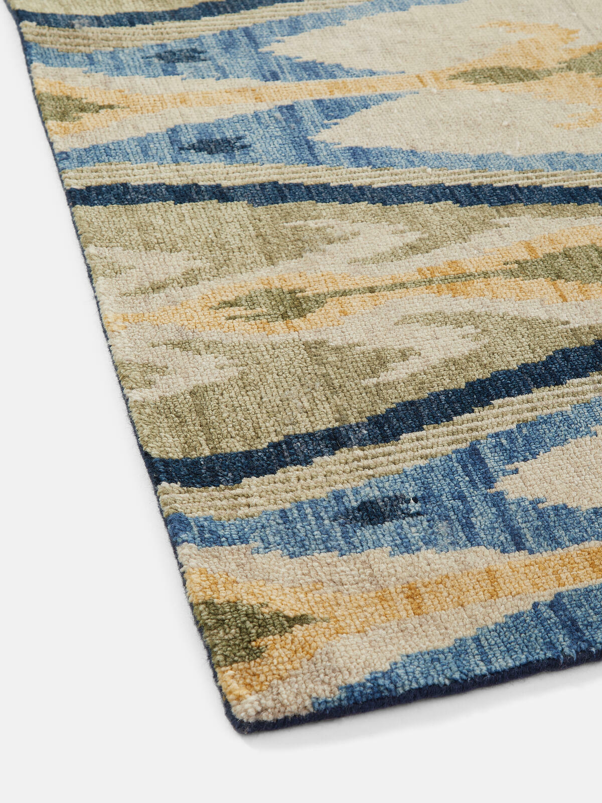Alderton Rug, Blue, 20 x 30cm (Swatch) - Soho Home