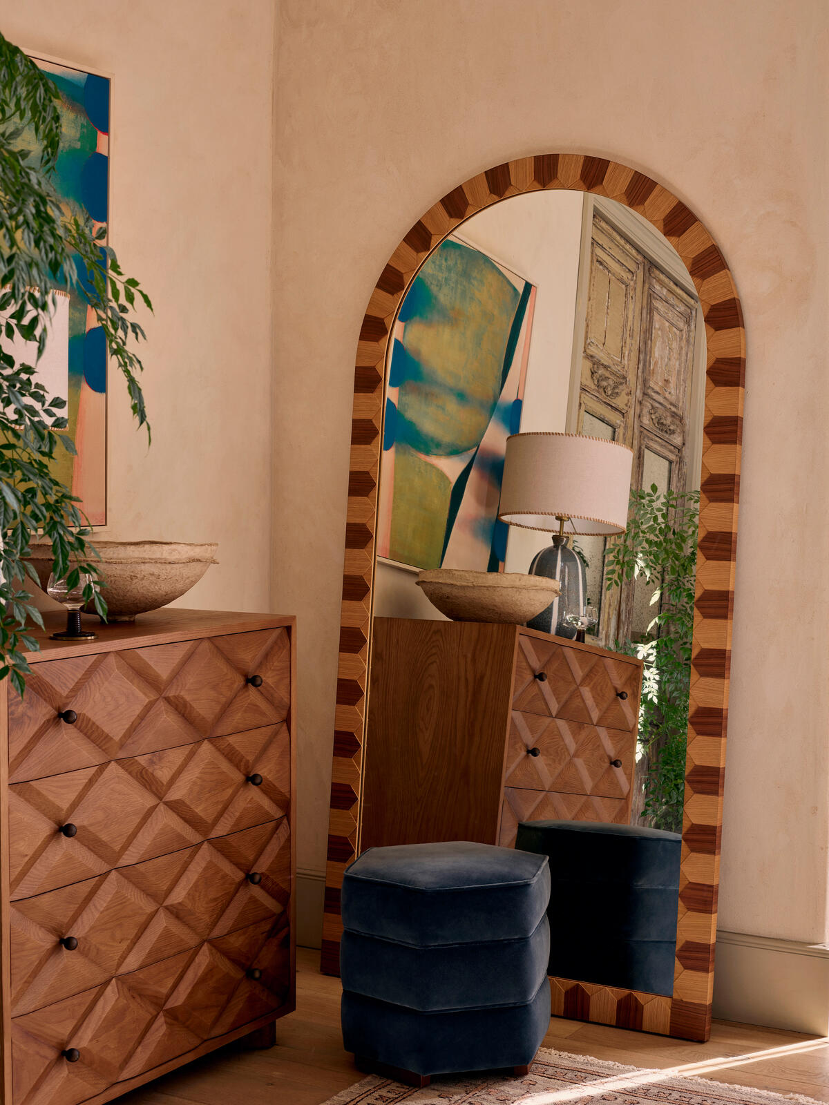 Anuel Floor Mirror - Soho Home