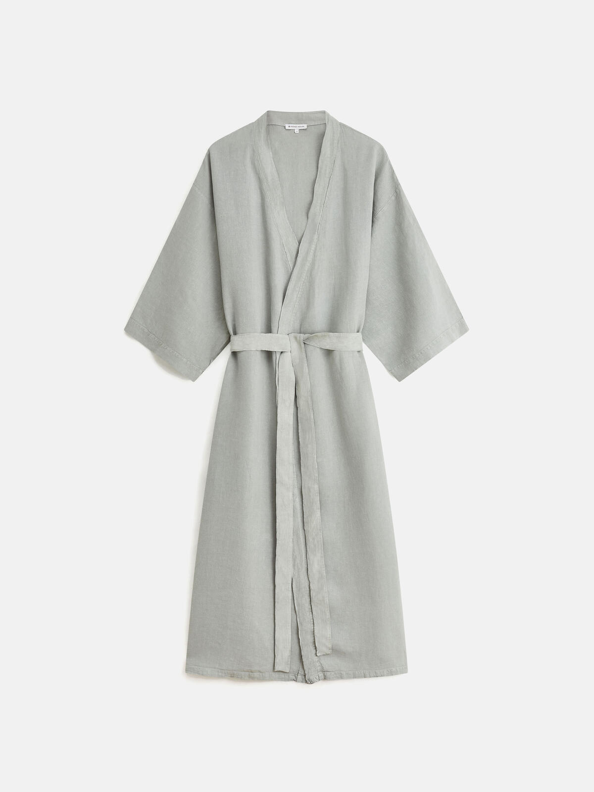 Eloise Linen Oversized Robe, Sage - Soho Home