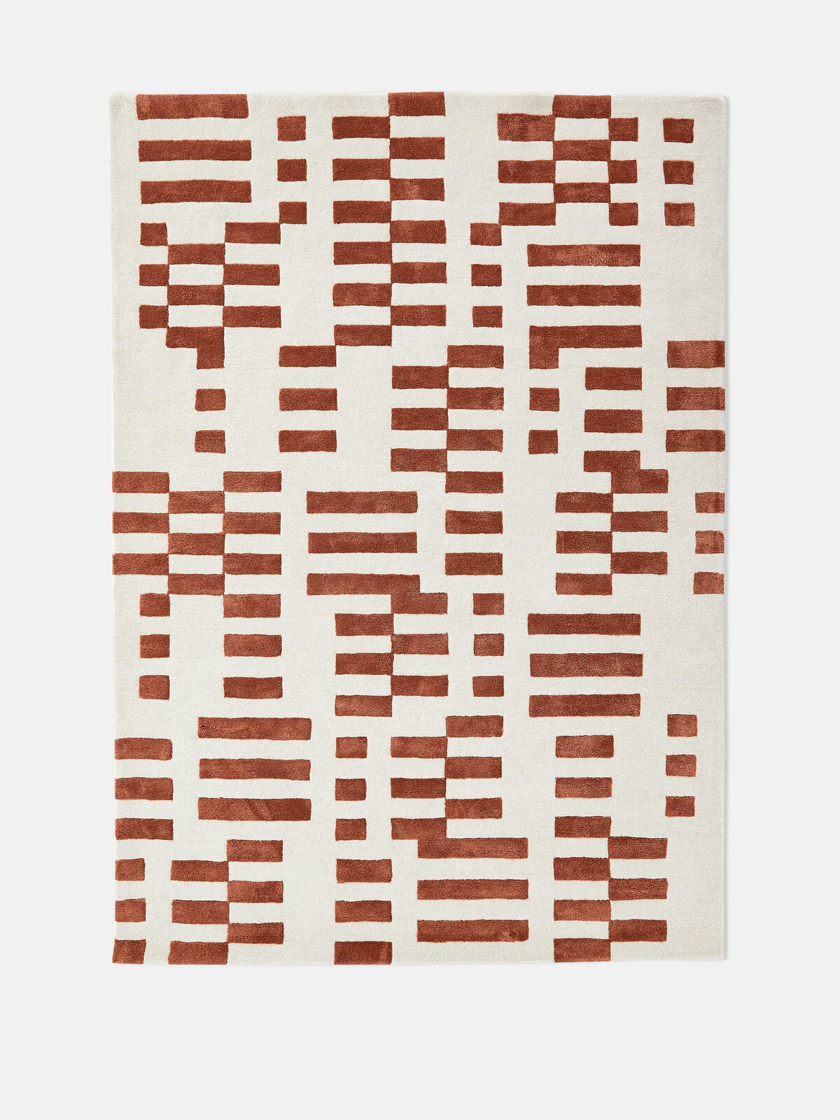 Raya Rug, Rust, 20 x 30cm (Swatch) - Soho Home