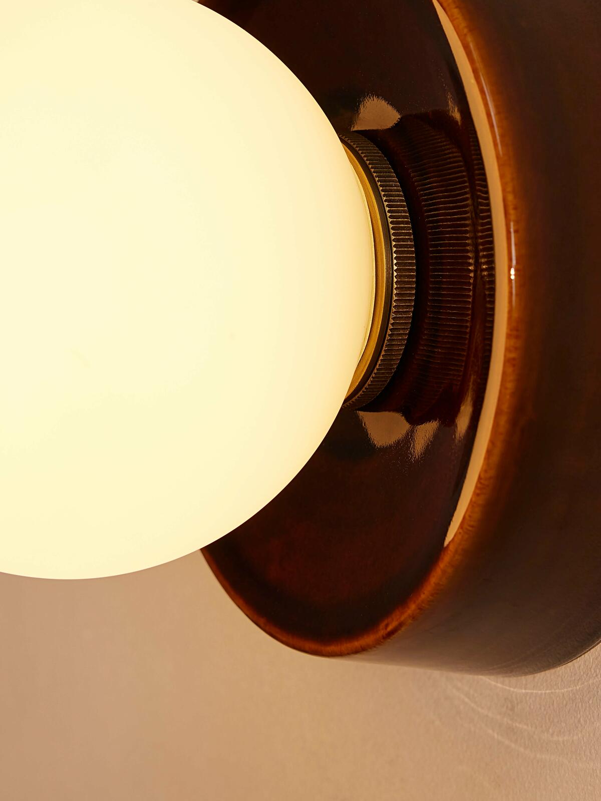 Sophia Wall Light, Brown - Soho Home