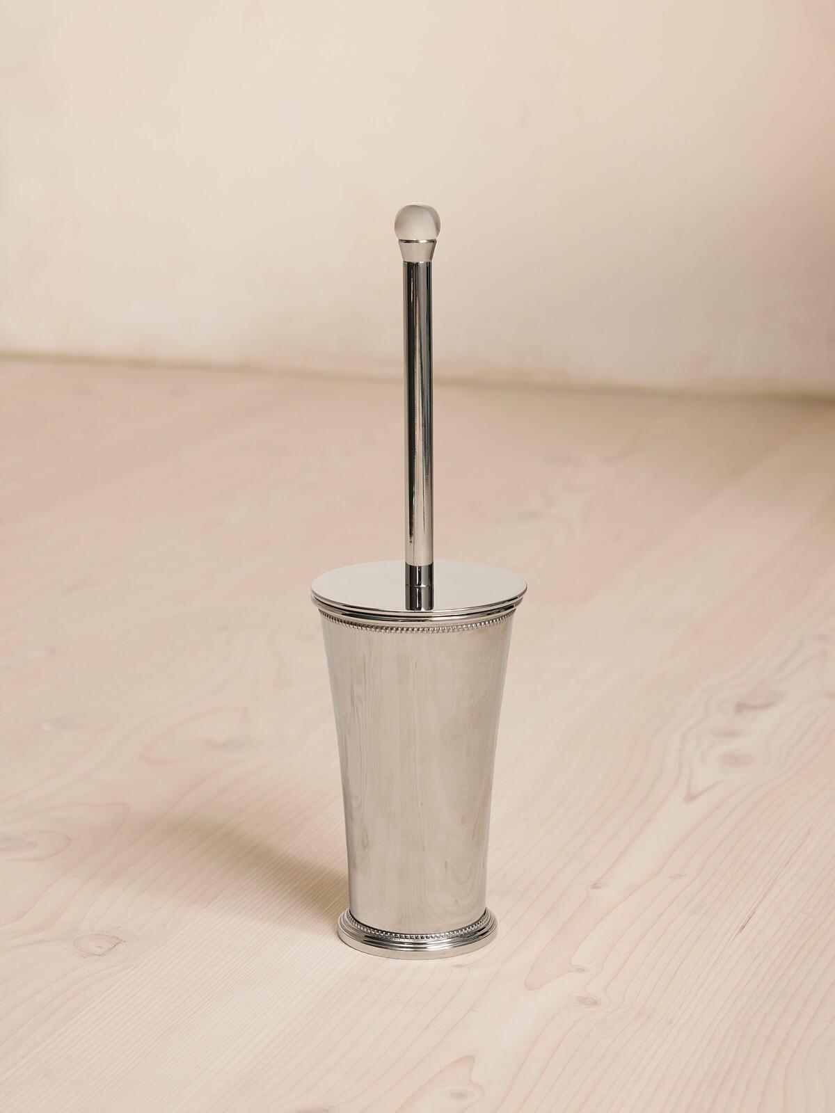 Charlton Nickel Toilet Brush - Soho Home