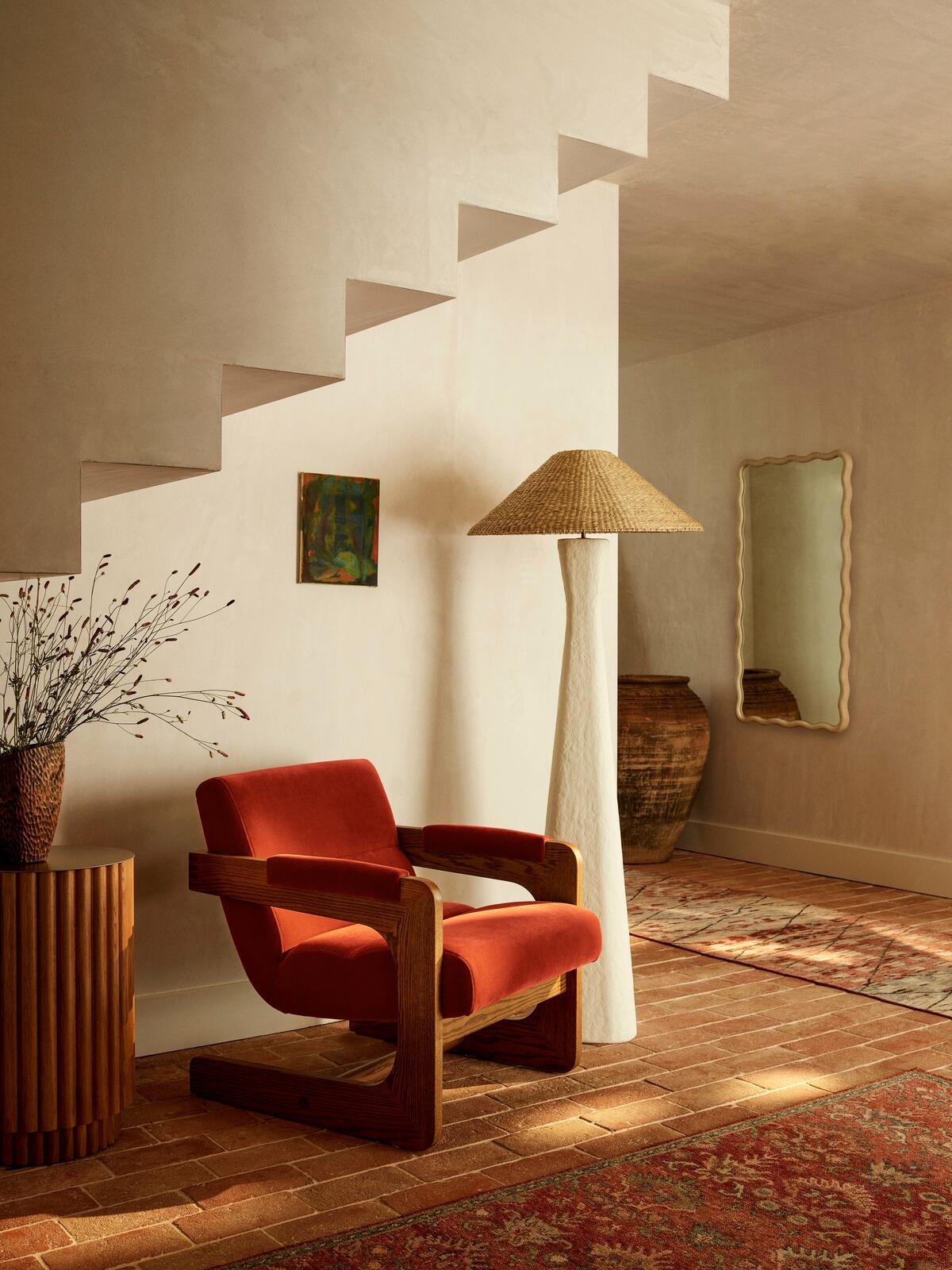Barrel Side Table, Oak - Soho Home