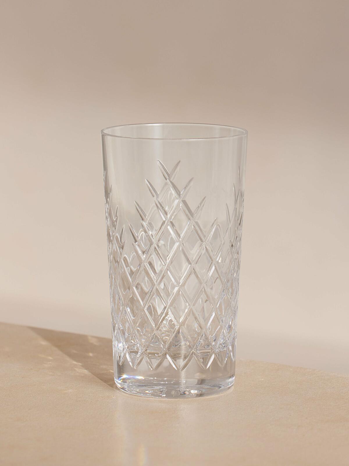 Barwell Cut Crystal Highball Glass, Set of Four - Soho Home