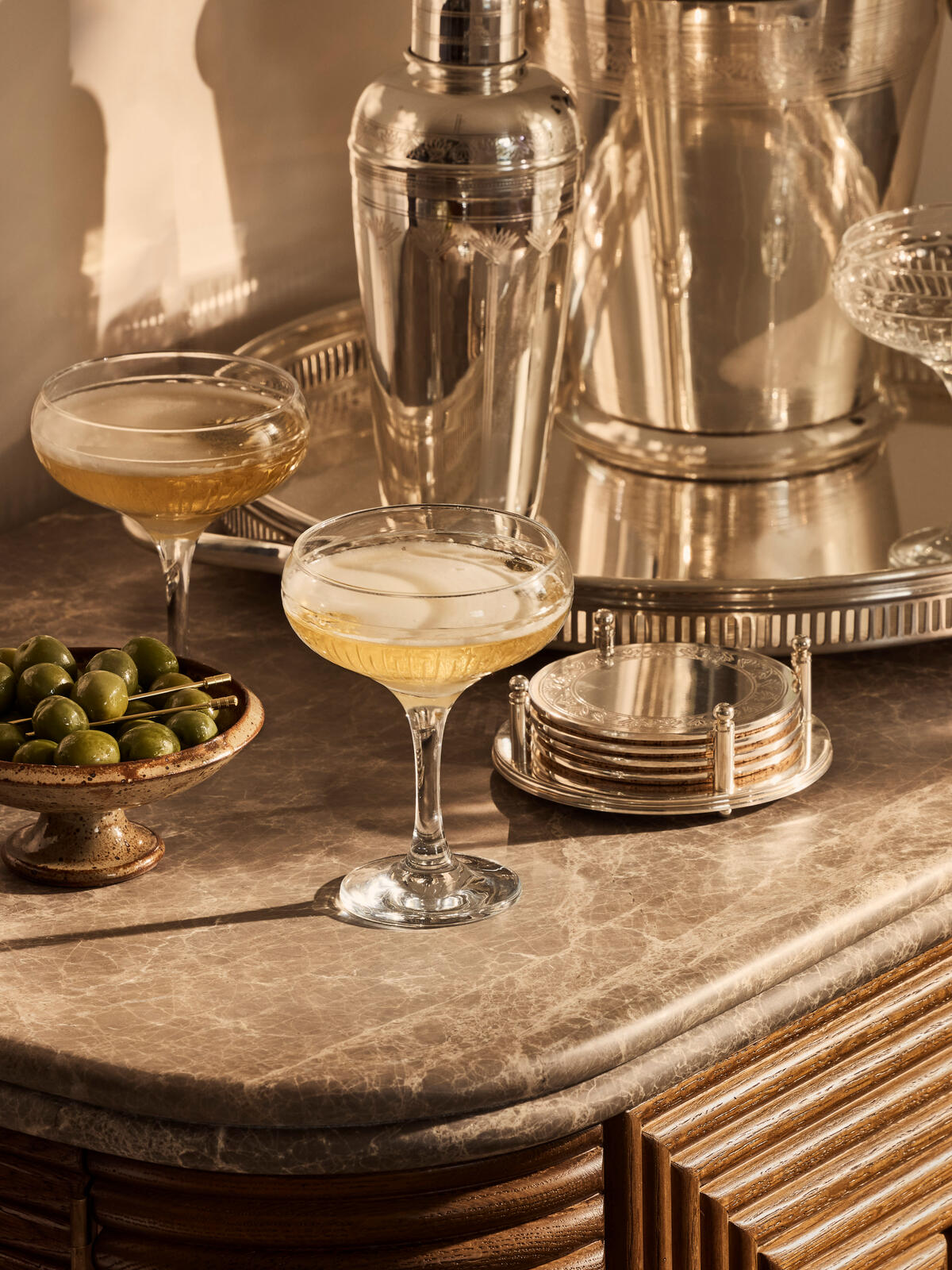 Etched Coupe, Set of Four - Soho Home