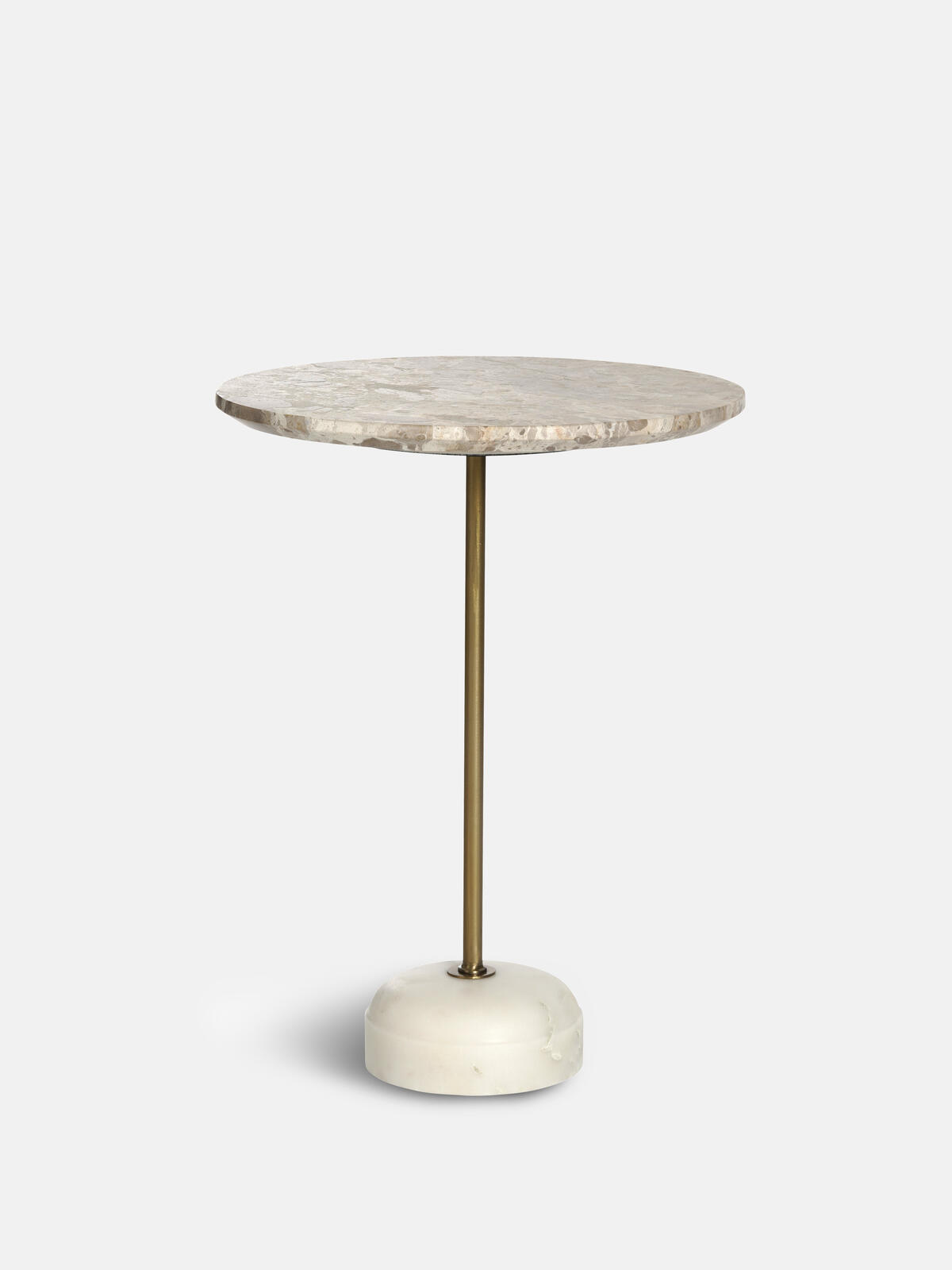 Fleet Side Table, Medium/Mid Height, Kapri Marble - Soho Home
