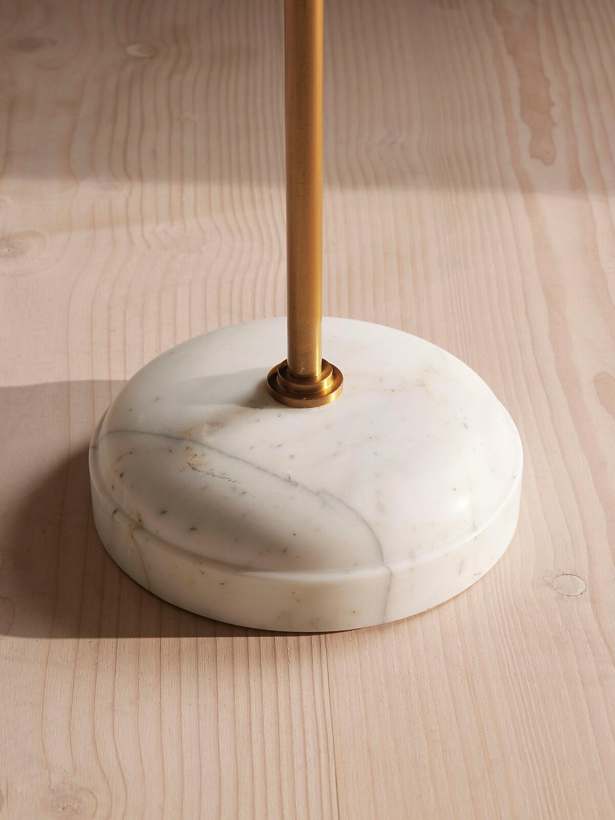 Fleet Side Table, Large/Low, Terra Bianca Marble - Soho Home