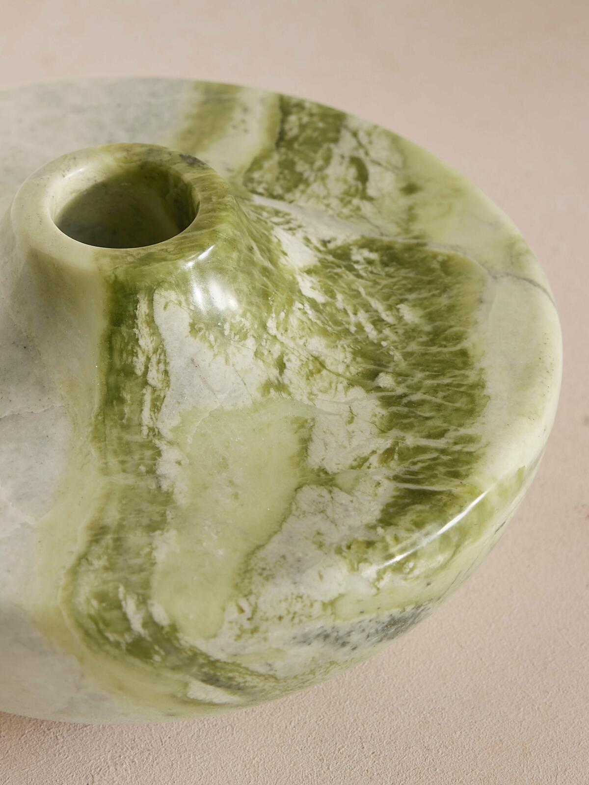 Alma Vase, Wide, Green - Soho Home