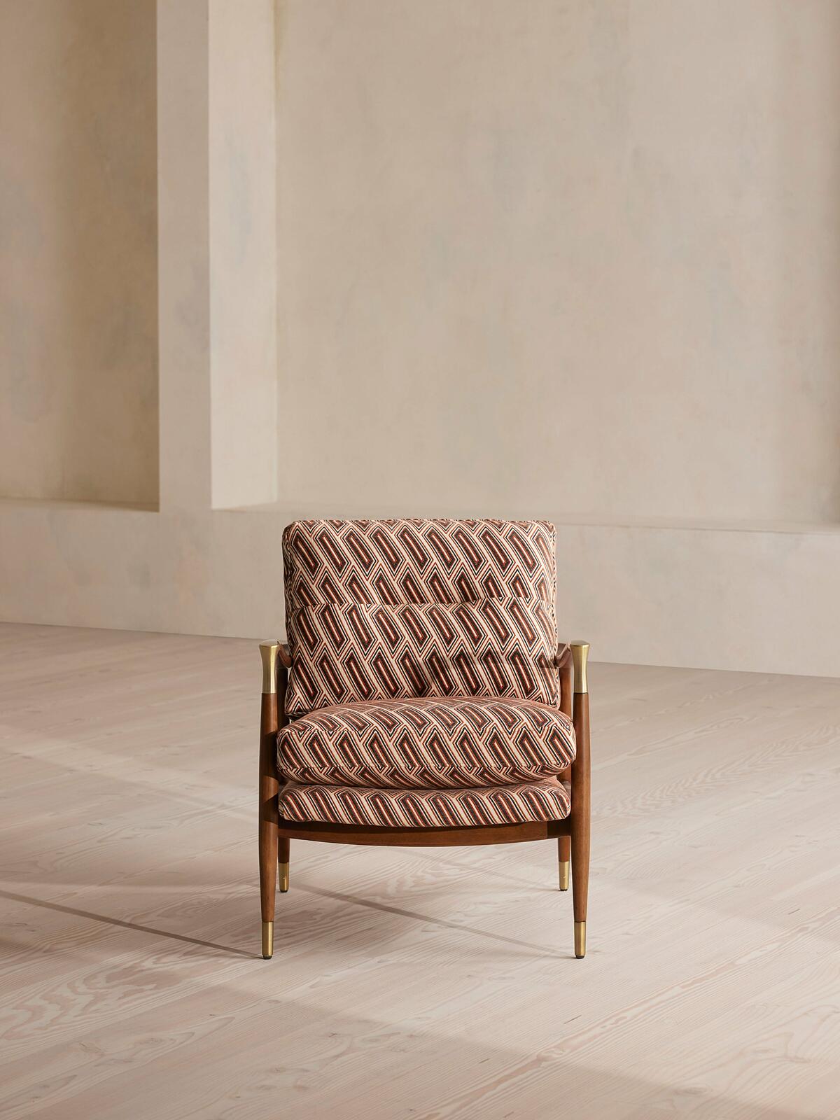 Theodore Armchair, Vende Jacquard - Soho Home