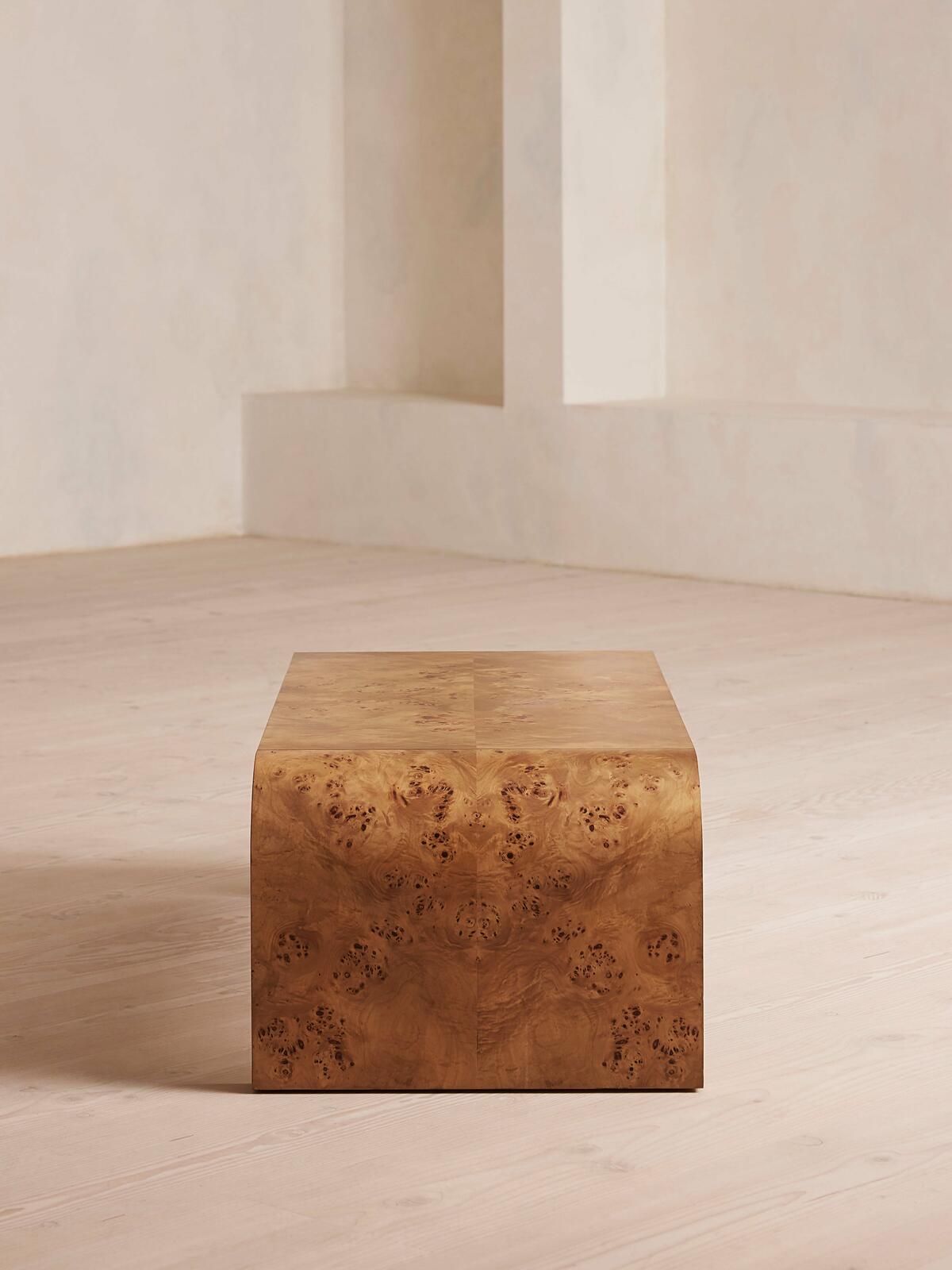 Wallace Coffee Table, Mappa Burl - Soho Home