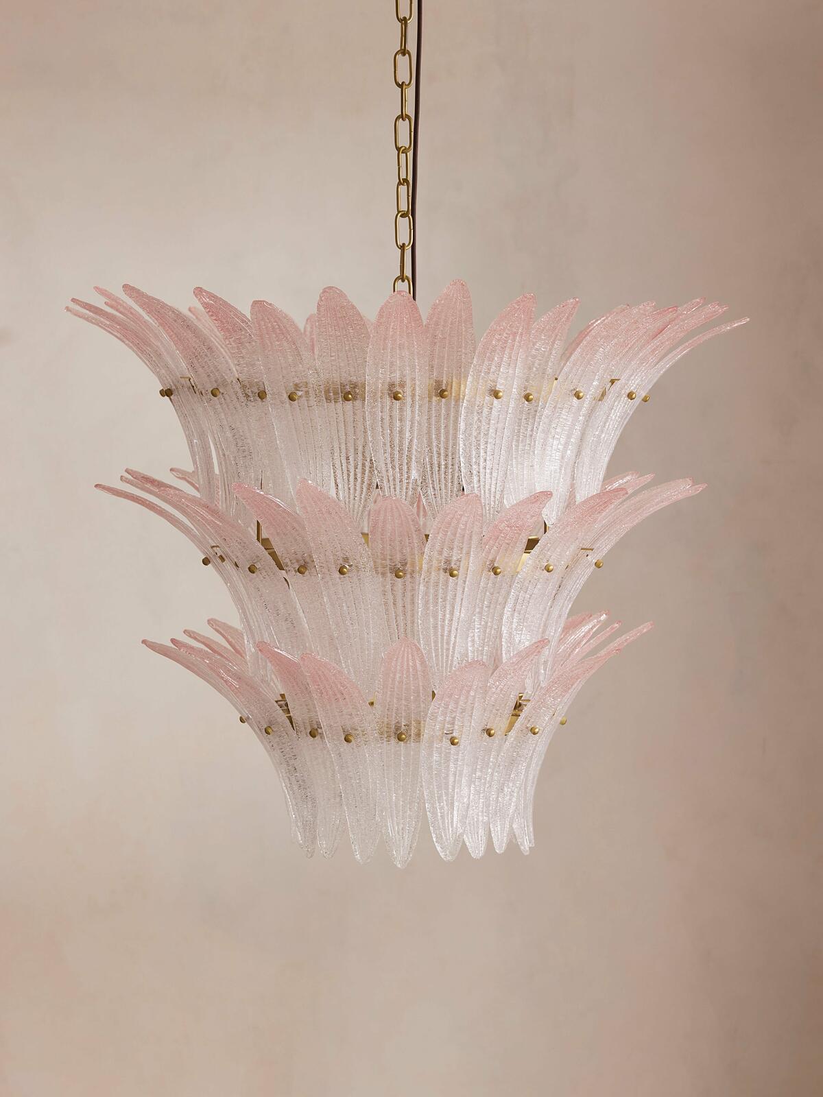 Treviso Chandelier, Pink - Soho Home