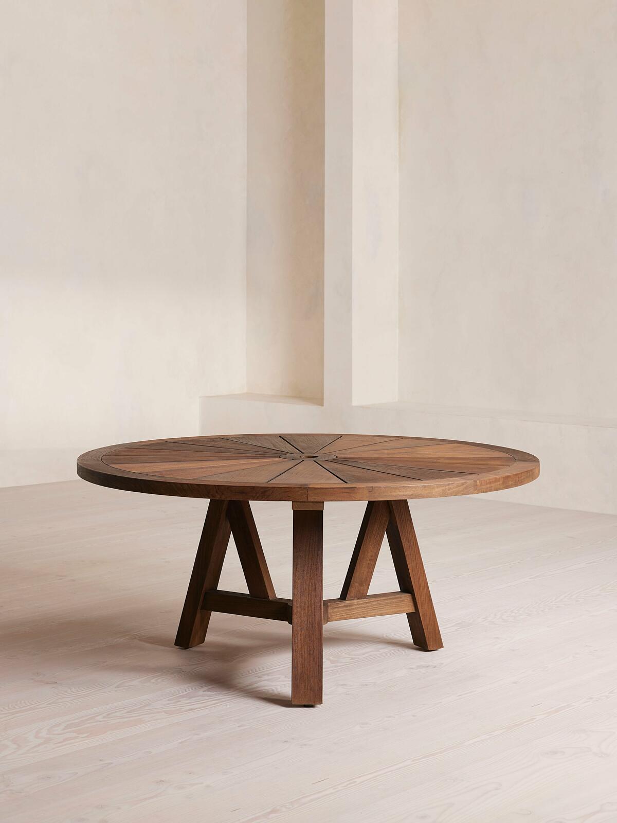 Vestini Dining Table, Stained Teak - Soho Home