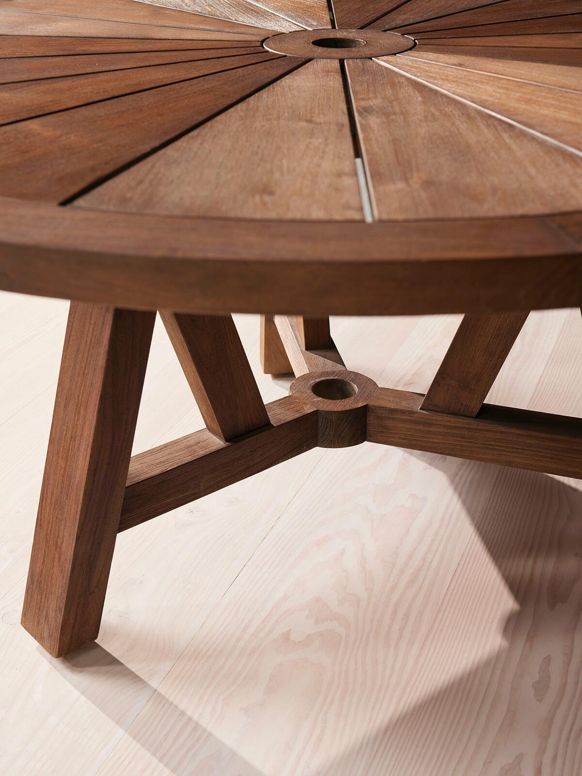 Vestini Dining Table, Stained Teak - Soho Home
