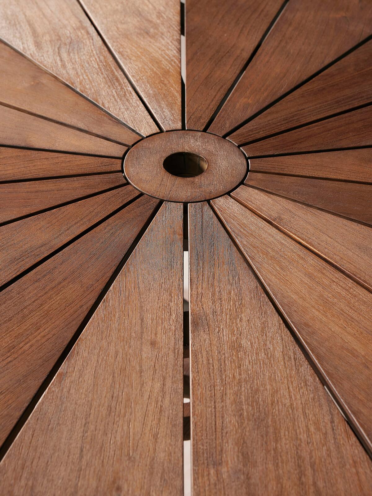 Vestini Dining Table, Stained Teak - Soho Home