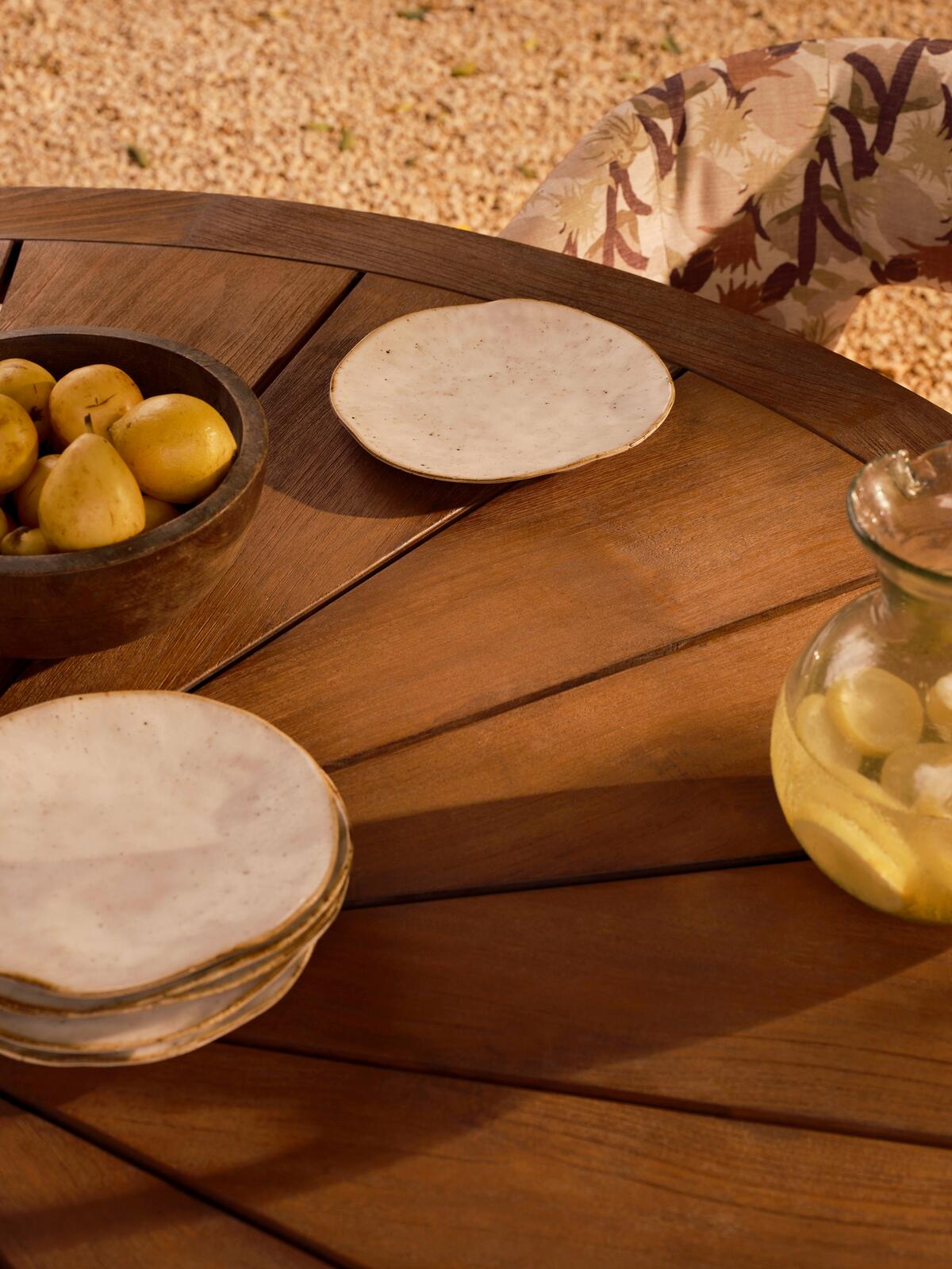 Vestini Dining Table, Stained Teak - Soho Home