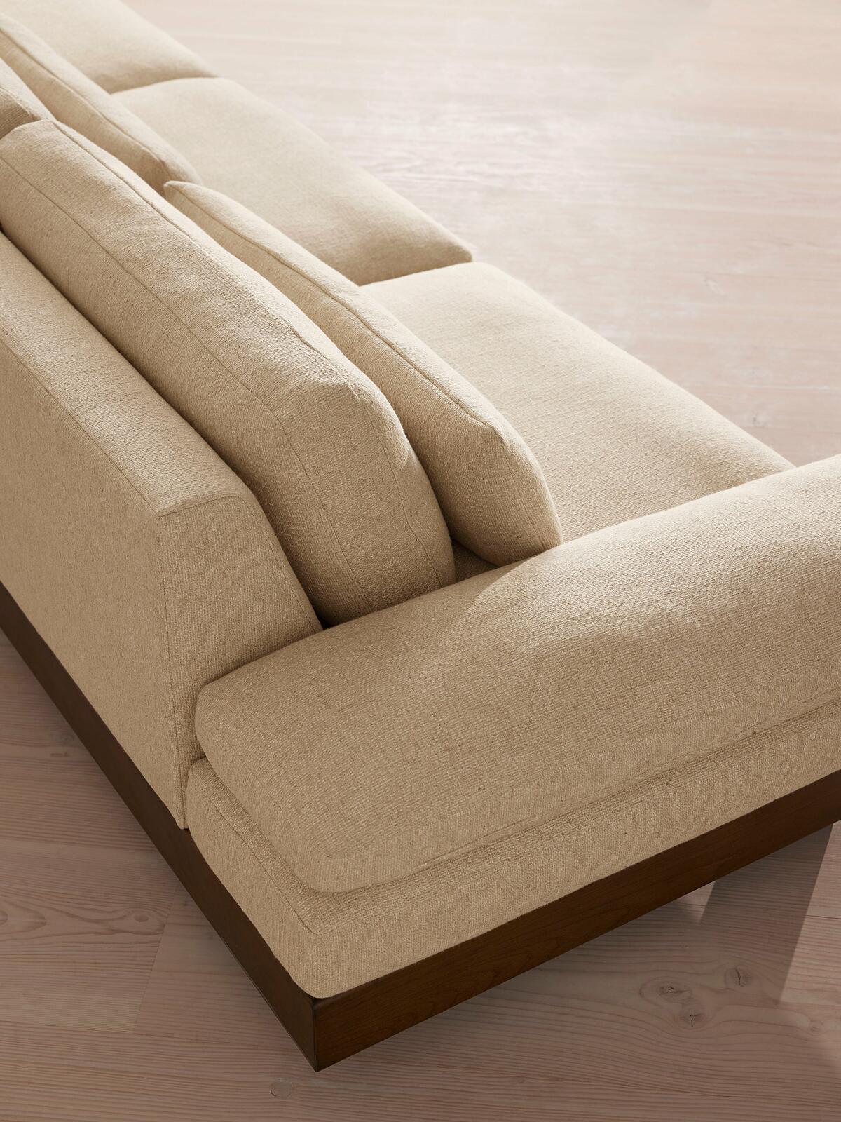 Truro Modular Sofa, Four Seater,Textured Linen UK - Soho Home